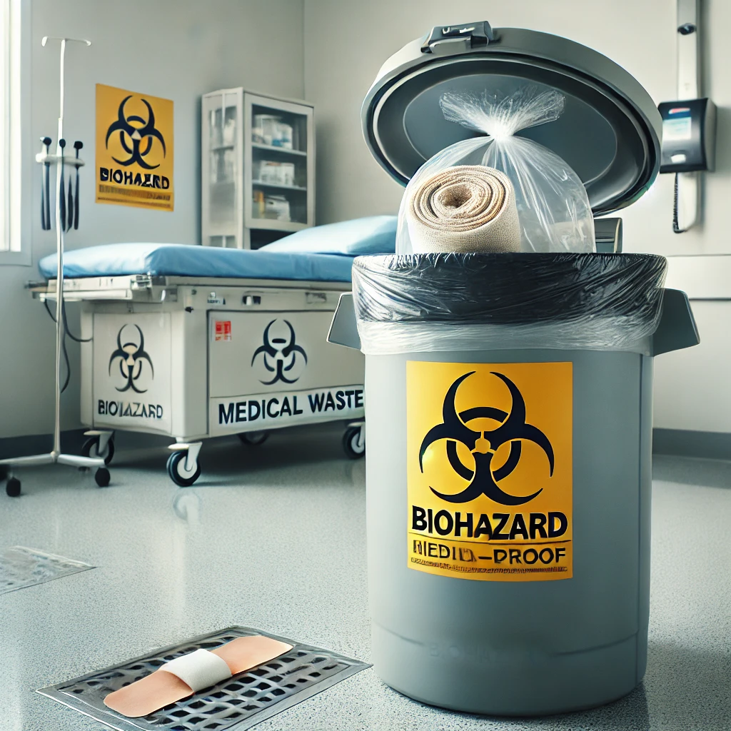 Bandages That May Have Come into Contact with Blood or OPIM