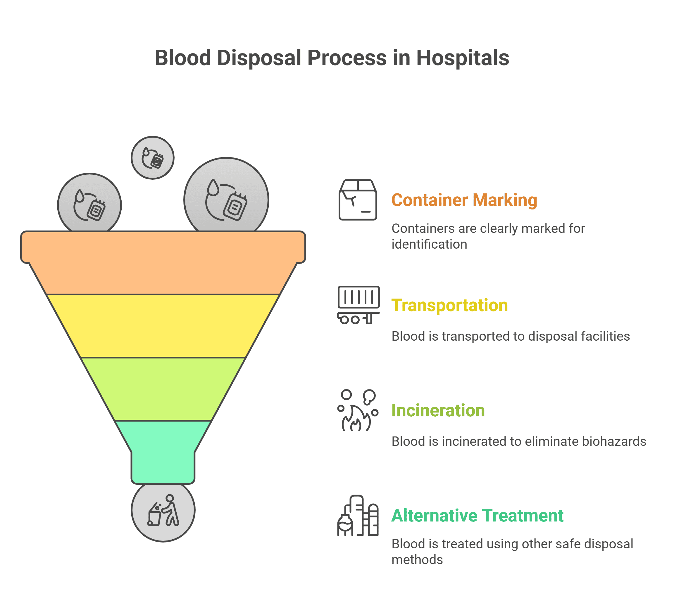 How Do Hospitals Dispose of Blood