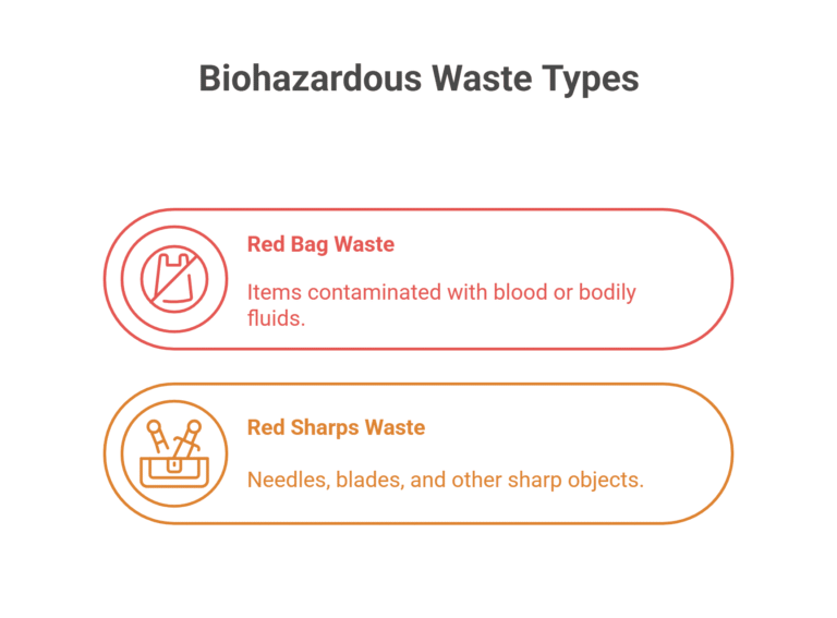 Red Bag Waste and Red Sharps Waste Are What Type of Waste